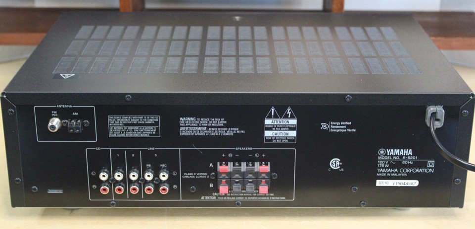 Yamaha R-S201 2 Channel AM FM Stereo Receiver 100 WPC Very Nice ...