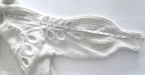 L/C Lizette Collection Cozy Beaded Sweater Pullover Beige Size M NWT | eBay