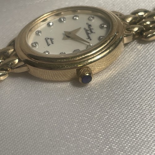 Michael Anthony Swiss Quartz 14K Watch Ladies Womens MA 14K Great ...