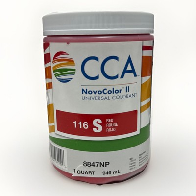 Valspar CCA NovoColor II Universal Colorant 116 S Red 8847NP 1 Qt | eBay