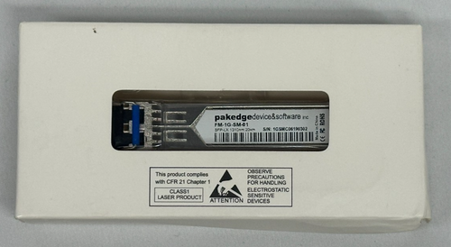 Pakedge FM-1G-SM-01 SFP Module, LX Single,Assuming Pre-Owned, Original ...