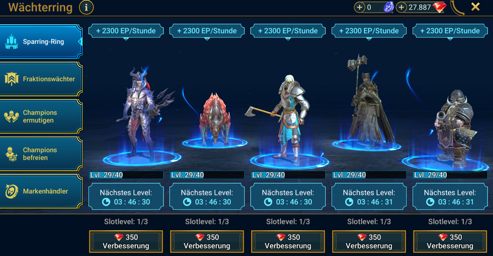 Raid Shadow Legends Taras, Cardiel, Gnut, Georgid, Herzkönigin 31k Dia ...