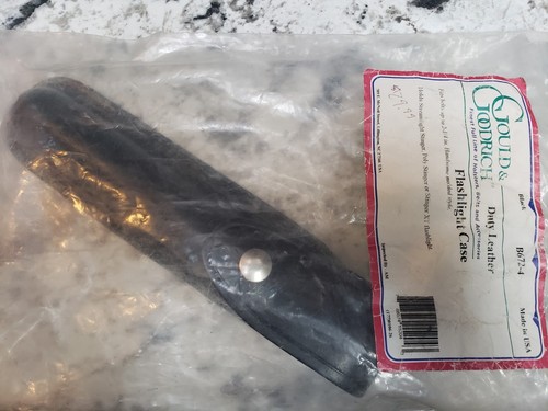 Gould & Goodrich Duty Leather Flashlight Case B672-4 Black USA 2-1/4 ...