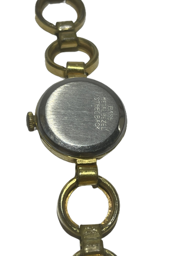 Vintage Gold Tone Clinton Ladies Watch 17 Jewels | eBay