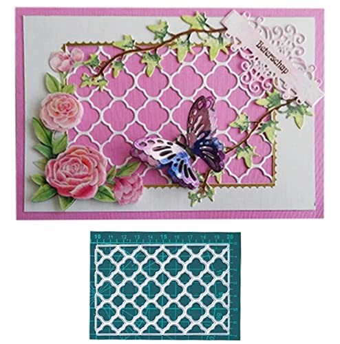 Grid Lattice Frame Metal Die Cuts, Grid Lattice Frame Cutting Dies Cut ...