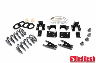 Belltech 07-13 Silverado Std Cab 1/2/4 Drop Lowering Kit 642 | eBay