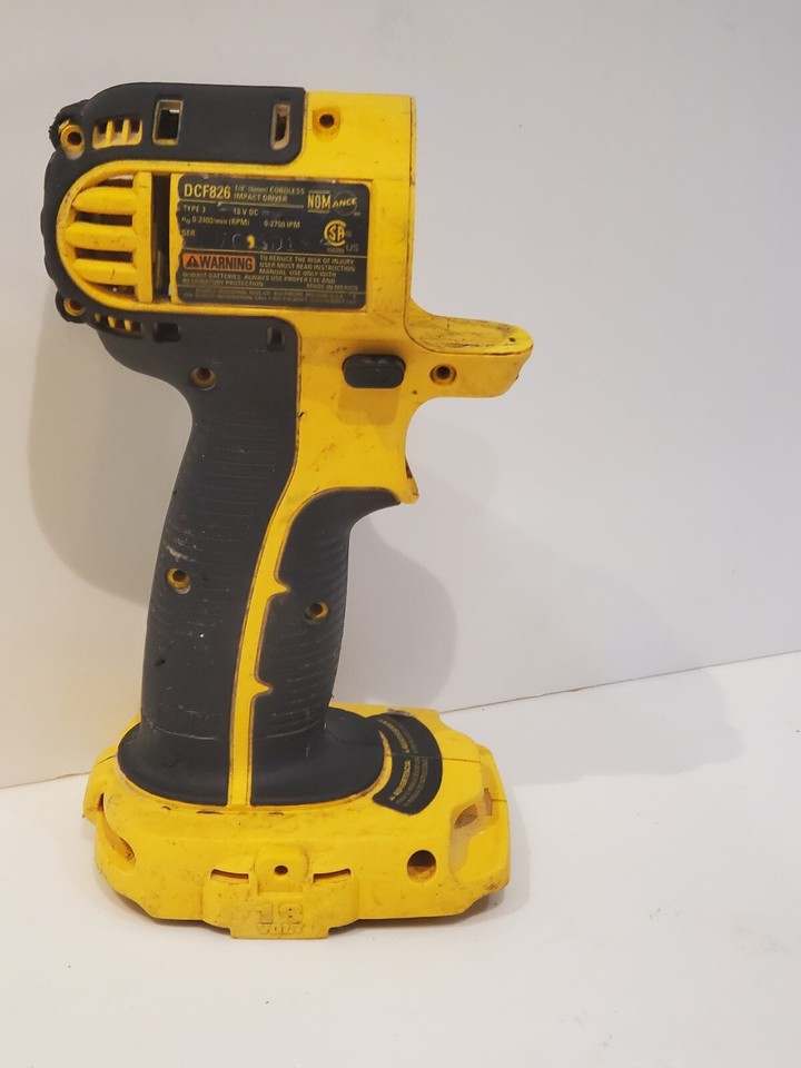 DeWALT 18V Impact ClamShell, Handle Housing DC825 DC823 DC820 DCF826 ...