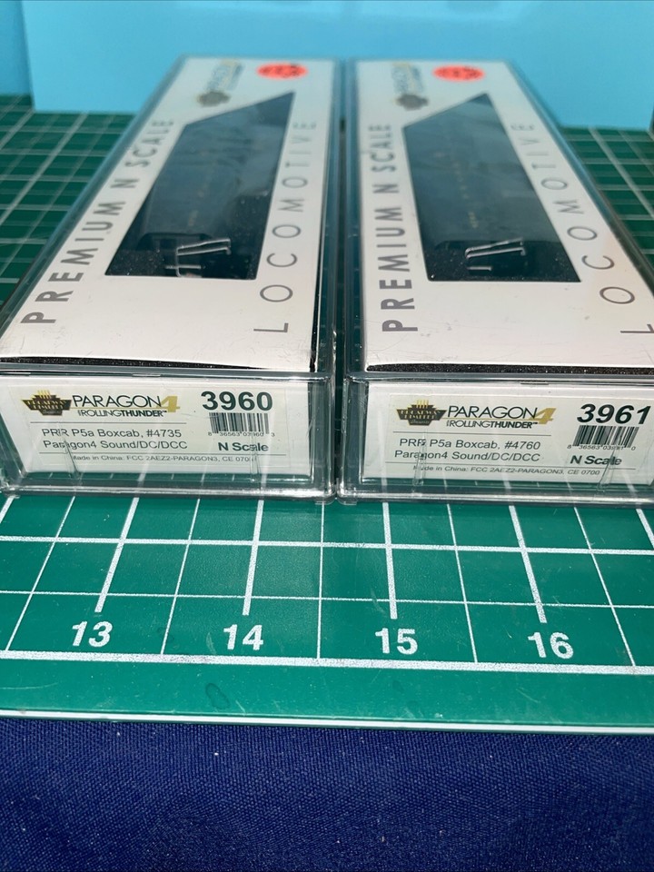 New! N-Scale BWL 3960 & 3962 PRR Pair P5A Boxcab P4 $739.98 P4,Sound ...