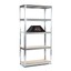 3-Bay Steel Garage Shelving Racking - Galvanised and Boltless - 175KG ...