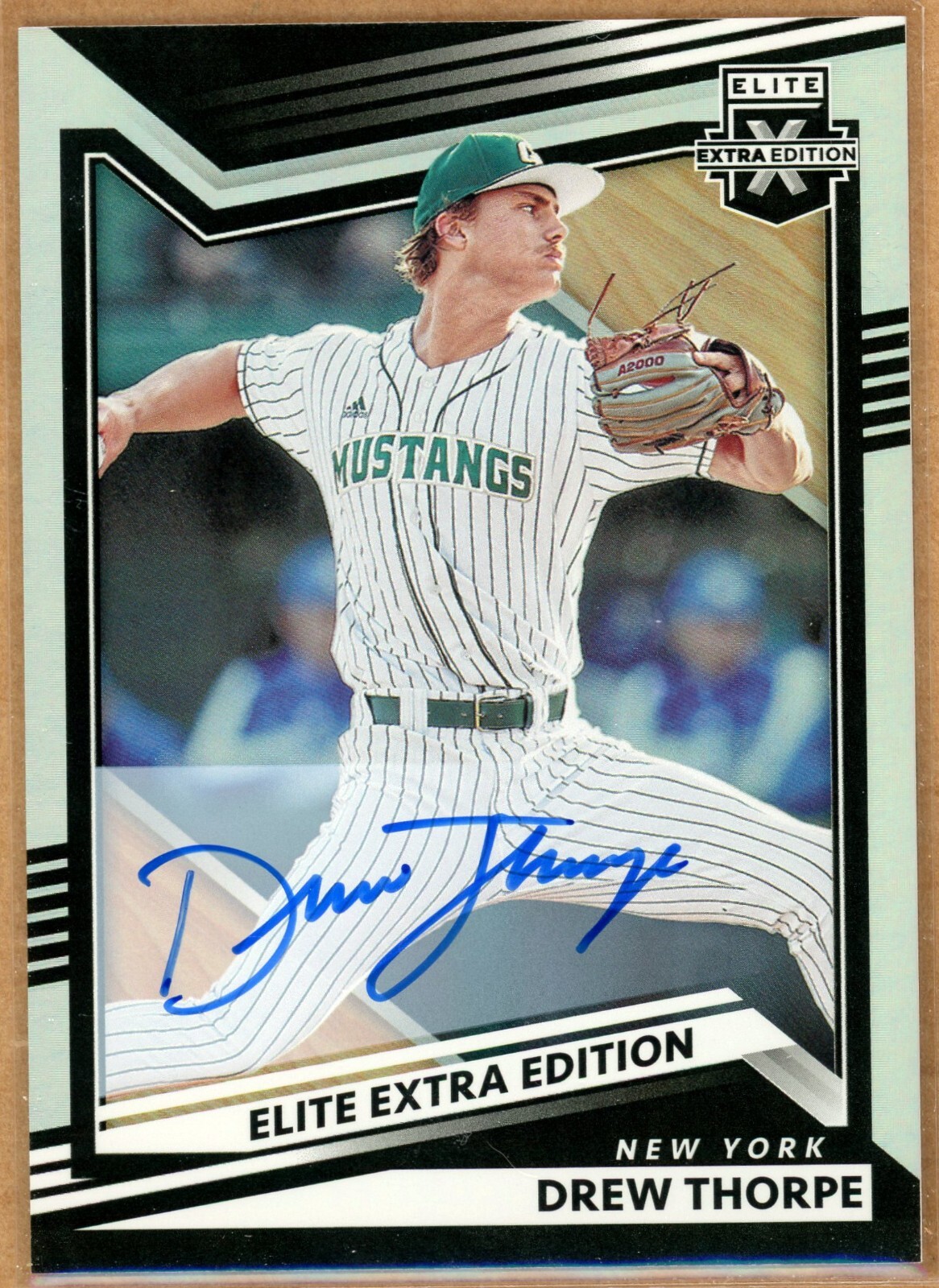 2022 Panini Elite Extra Edition - #61 Drew Thorpe Auto New York Yankees ...