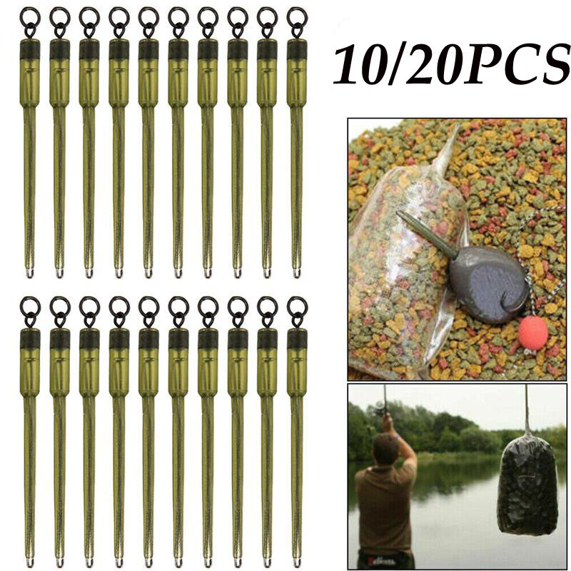 20Pcs PVA Bag Stems Translucent Green Quick Change Solid Bag For Carp ...