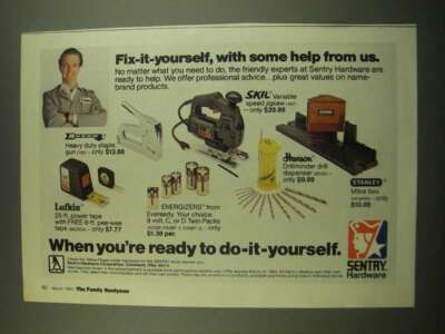 1982 Sentry Hardware Ad - Fix-it-Yourself, With some Help from us | eBay