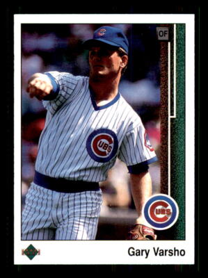 1989 Baseball 1989 Upper Deck Gary Varsho Chicago Cubs #321 RC1 | eBay