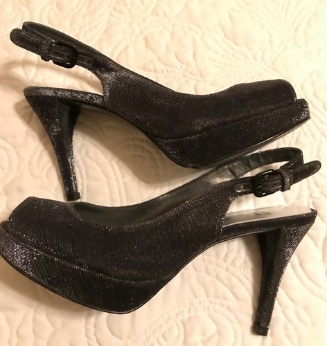 Stuart Weitzman Size 8B Jean Nero Nocturn Black Heels $398.00 | eBay