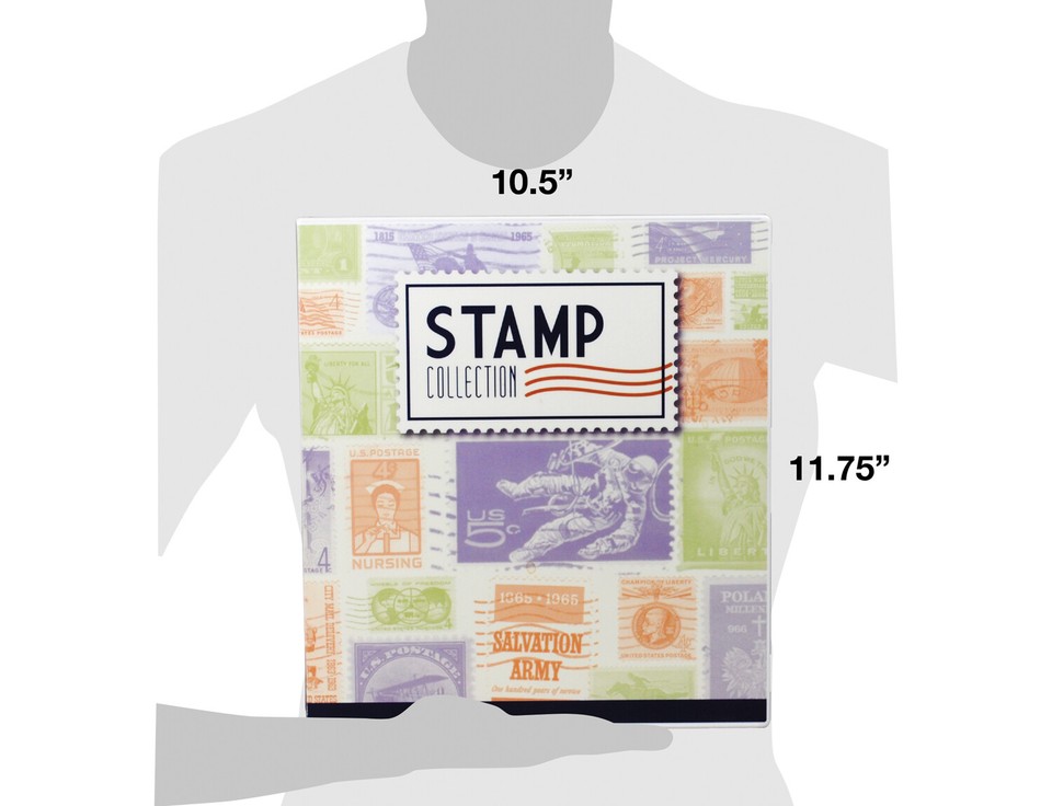 Stamp Collection Kit, 10 Pages Included, Holds 200 Stamps | eBay