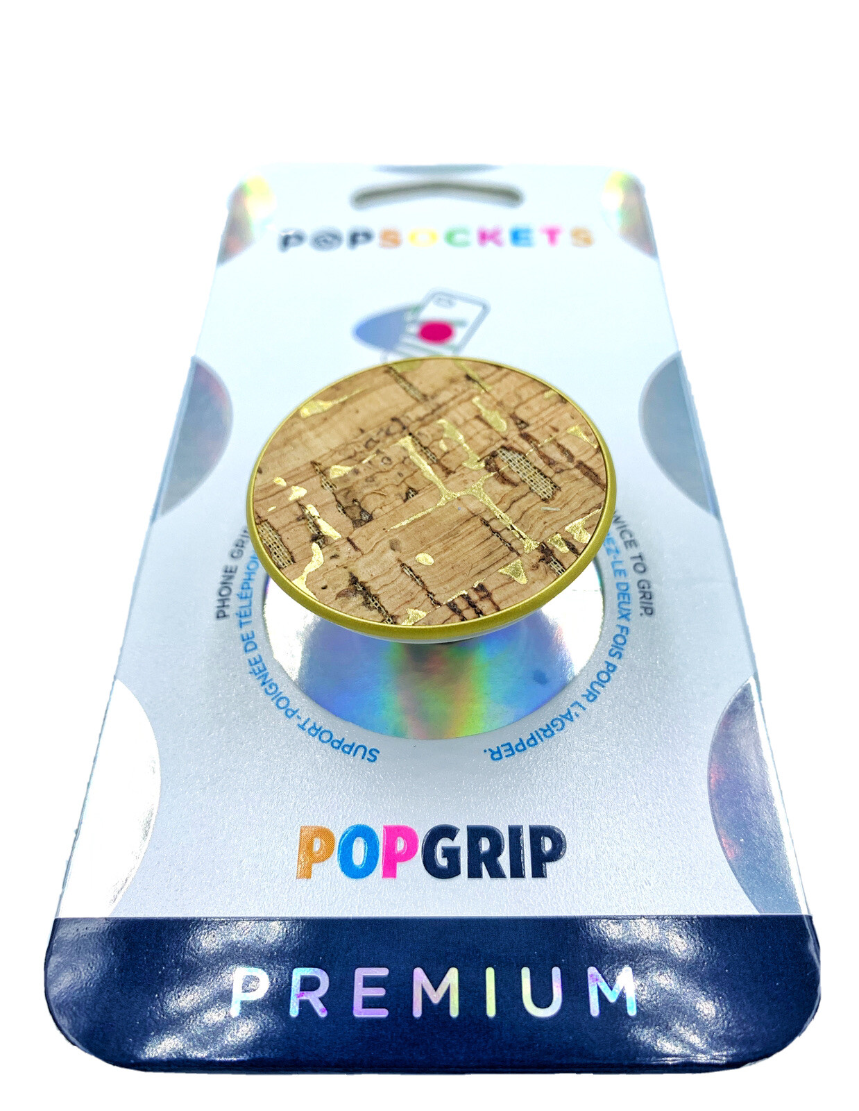 PopSockets Gold Wood Cork Design Phone Holder PopSocket Pop Socket ...