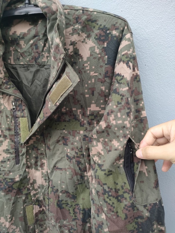 South Korea Army ROK Granite B Digital Camo Windproof Shirt Jacket | eBay