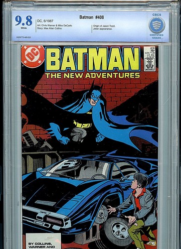 Batman #408 DC Comics CBCS 9.8 NM/MT 1987 Origin Jason Todd Amricons B3 ...