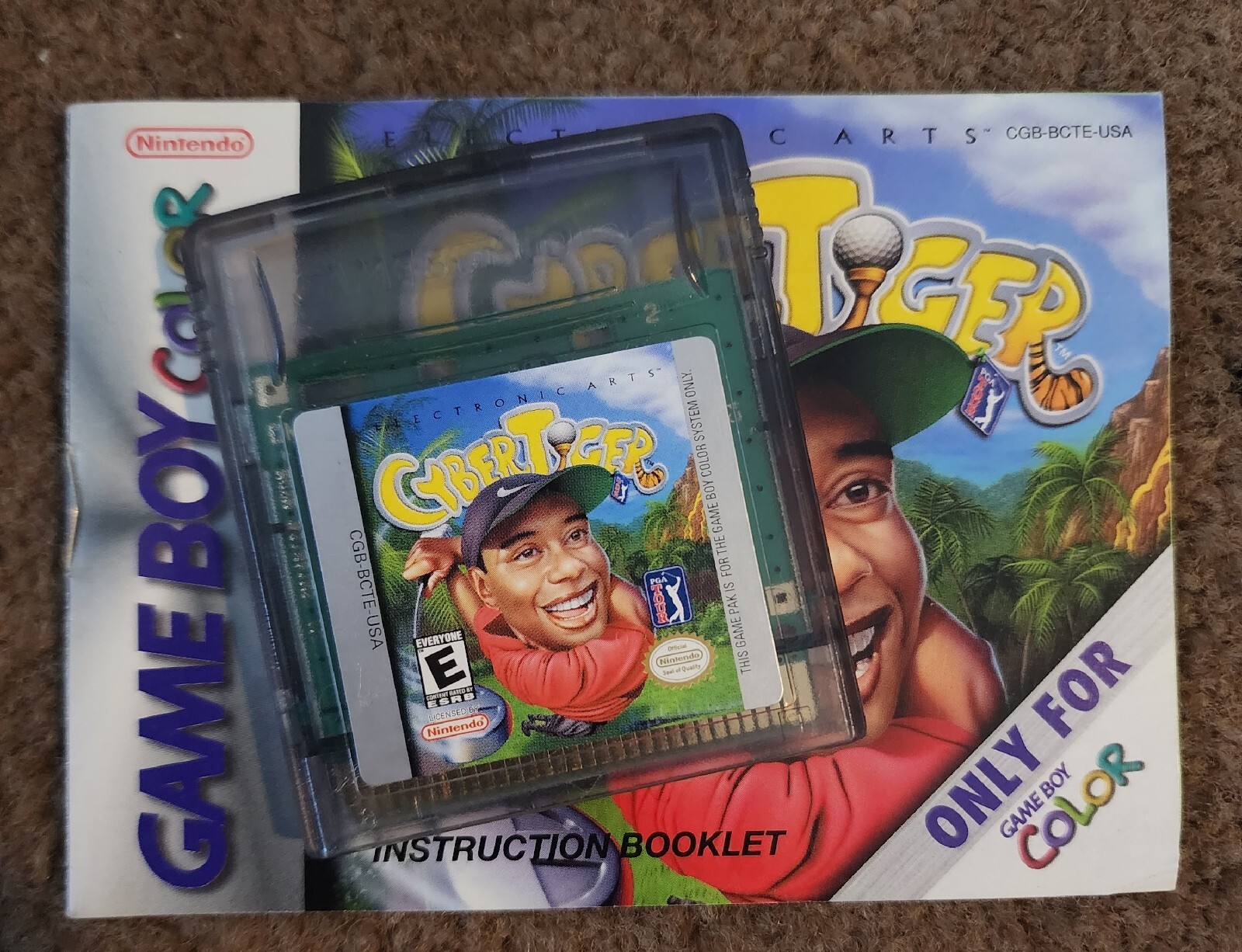 CyberTiger Cyber Tiger Nintendo Game Boy Color GBC CIB Complete Manual & game 14633141627 | eBay