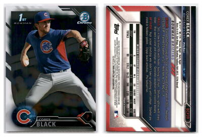 2016 Bowman Chrome Prospects #BCP39 Corey Black - Chicago Cubs | eBay