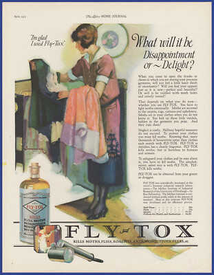 Vintage 1925 FLY-TOX Insecticide Bug Fly Spray Art Décor Ephemera 20's ...