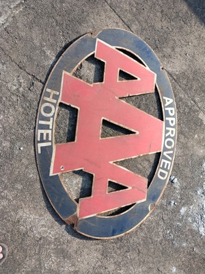 Porcelain AAA Enamel Sign Size 36" Inches Length | eBay