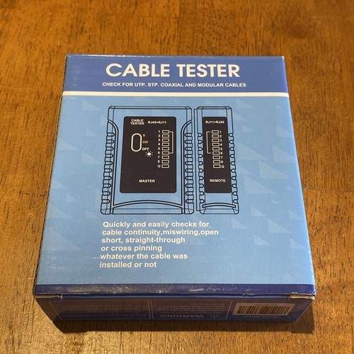 Cable Tester 468 Series Check for UTP STP Coaxial and Modular Cables ...