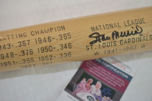 Stan Musial HOF #'D Autographed Signed Louisville Slugger All Stat Bat ...