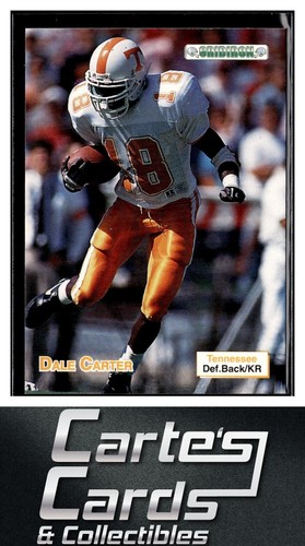Dale Carter 1992 Gridiron #90 Tennessee Volunteers | eBay