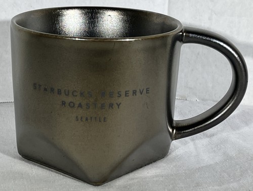 Starbucks Reserve Roastery Seattle 12 Oz Bevel Point Brown Metallic Mug ...