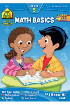 School Zone Math Basics 5 Workbook: 64 Pages- 0887431410, paperback ...