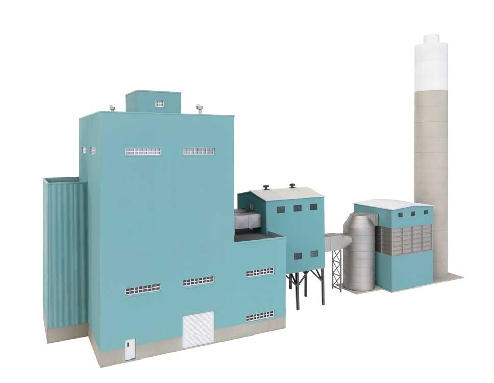 Walthers HO Scale ~ New 2025 ~ Lakefront Energy Power Plant ~ Kit ~ 933 ...