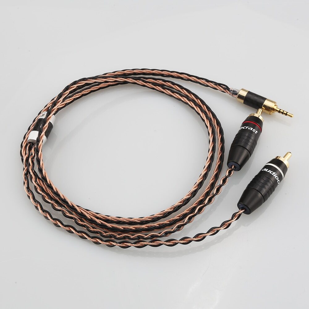 2.5mm Balanced to 2 RCA Headphone Audio Cable for Astell&Kern AK380 DP ...