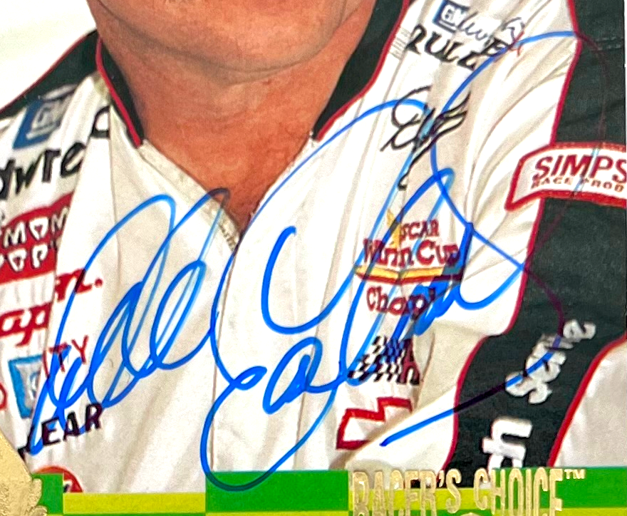 Dale Earnhardt NASCAR 1996 Racer's Choice Sun Drop #SD3 Autographed ...