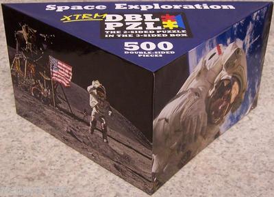 Jigsaw 2 sided Puzzle in the 3 sided box 500 piece Space Exploration ...