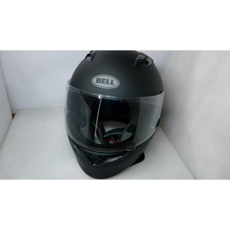 Bell Solid Adult Qualifier Motorcycle Helmet, Matte Black, M-Fully ...
