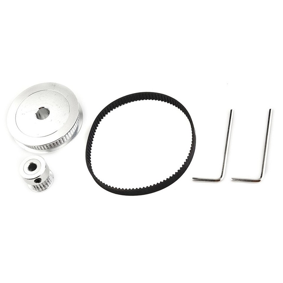 2GT Timing Belt Pulley Set for Linear Drive 20 Teeth and 60 Teeth 200mm ...
