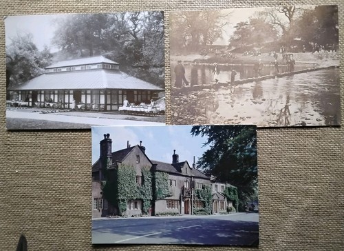3 Vintage Bolton Abbey Yorkshire Postcards Devonshire Arms Cavendish ...