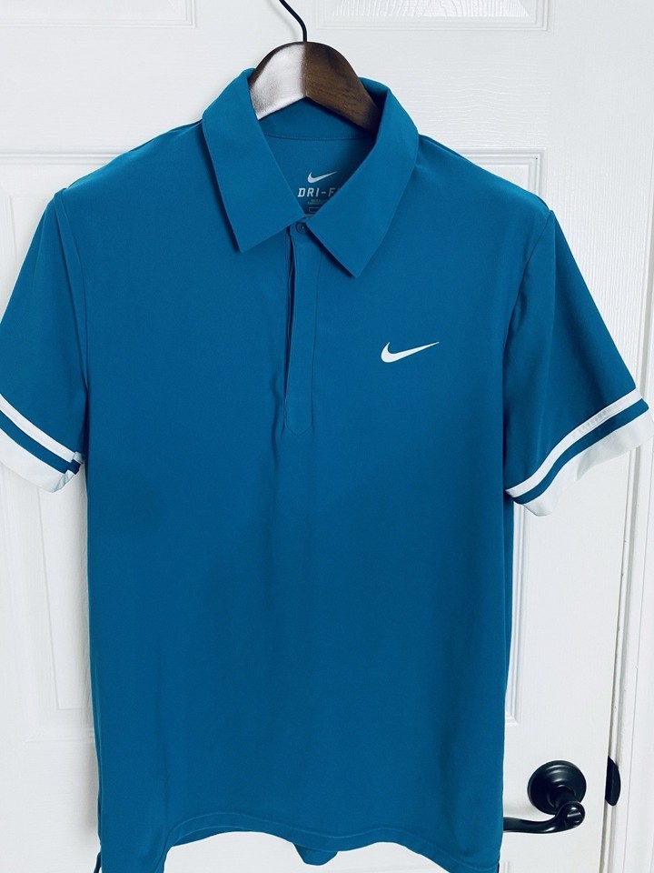 Nike Roger Federer RF 2010 French Open Tennis Polo Shirt Large Nadal ...