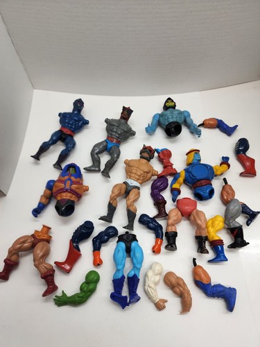 *read* Vintage Motu Parts Lot Torsos Arms Legs Skeletor Faker | eBay
