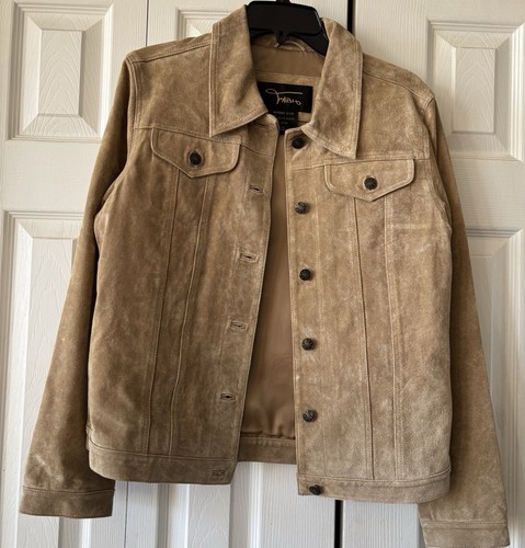 Fabio Leather Jacket Womens Small Tan Coat | eBay
