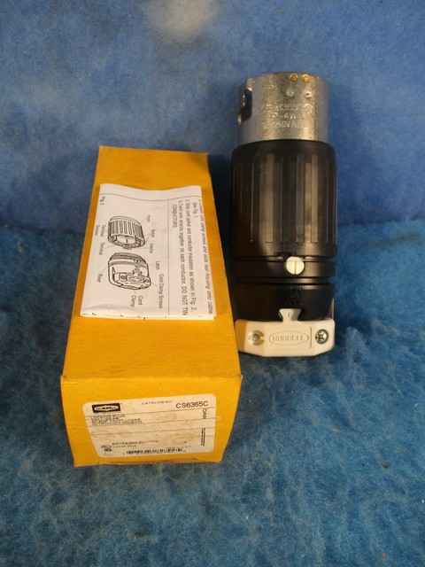 Hubbell 50A C Locking Plug - CS6365C for sale online | eBay