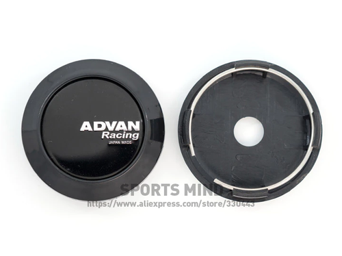 4pcs 64mm Advan Racing Rim Caps Wheel Center Caps Hub Caps Emblems Logo ...