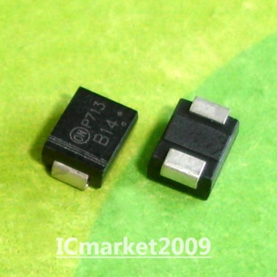 50 PCS MBRS140T3G DO-214AA MBRS140 SMB B14 SMD Power Rectifier Diodes ...