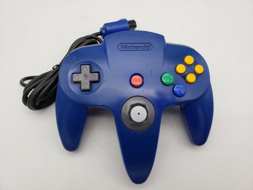 Nintendo 64 Blue Controller Oem Official Loose Stick N64 Tested | eBay