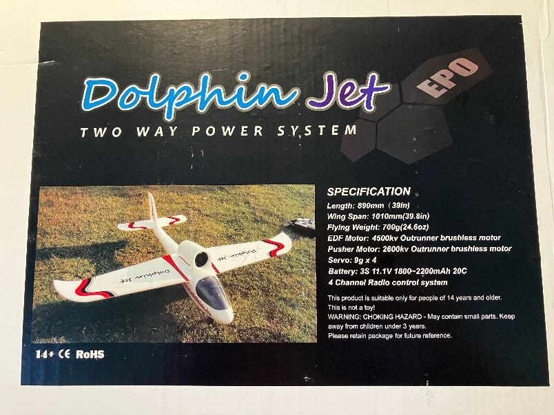 Dolphin Jet RC Airplane - PnP Version | eBay
