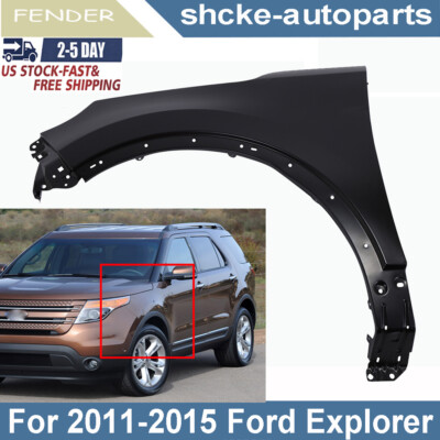 Fender For 2011-2015 Ford Explorer Front Driver Side Primed Steel ...
