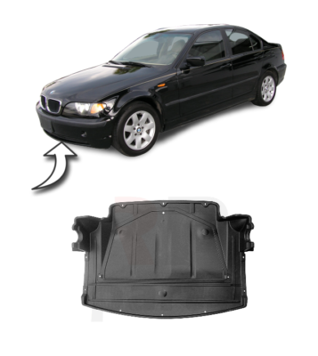 FOR BMW 3 E46 01-05 NEW ENGINE UNDER COVER TRAY SPLASH GUARD ONLY ...