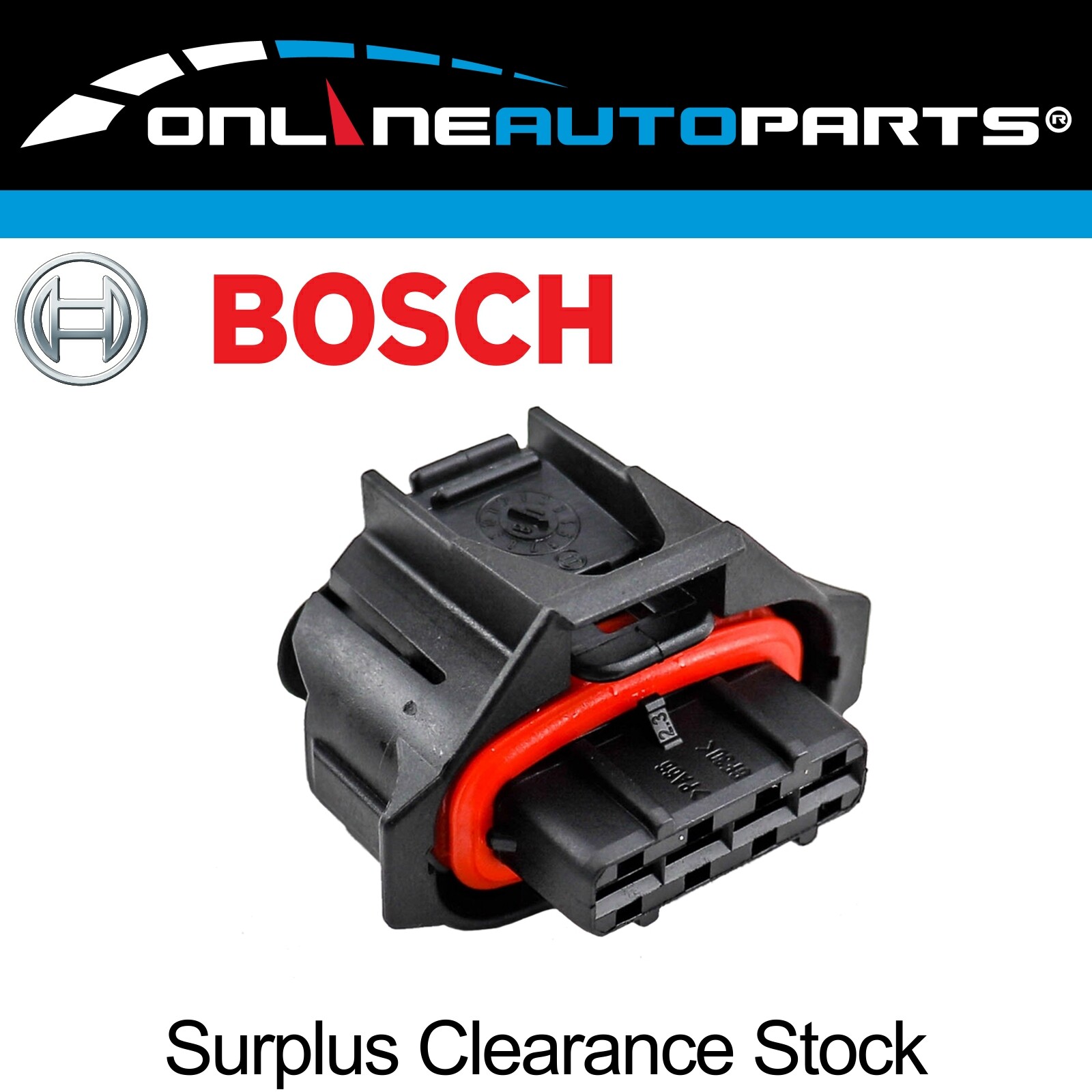 Bosch 1928404658 Automotive 4way Female Connector Plug Housing Compact ...