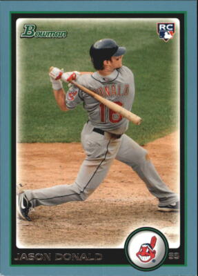 JASON DONALD ~ 2010 Bowman Draft Baseball Blue Rookie Card RC #BDP45 ...